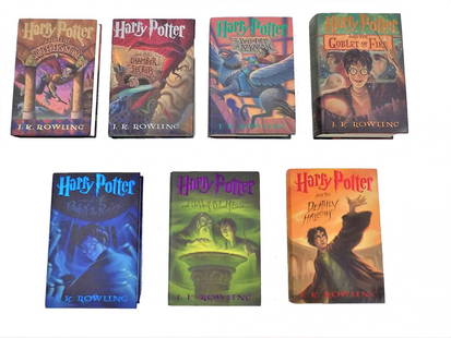 First Edition Of The First Harry Potter Book. Rowling, J.k. B. 1965 ...