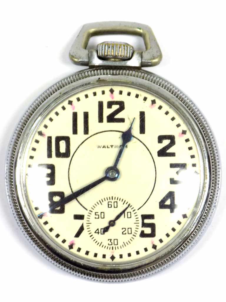 Waltham Military Issued 17 Jewel Pocket Watch