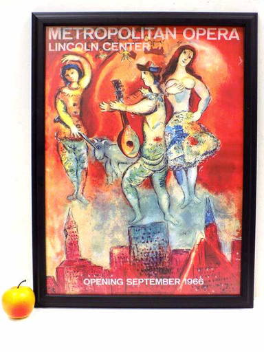 MARC CHAGALL METROPOLITAN OPERA 1966 POSTER - Jan 30, 2022 | Great ...