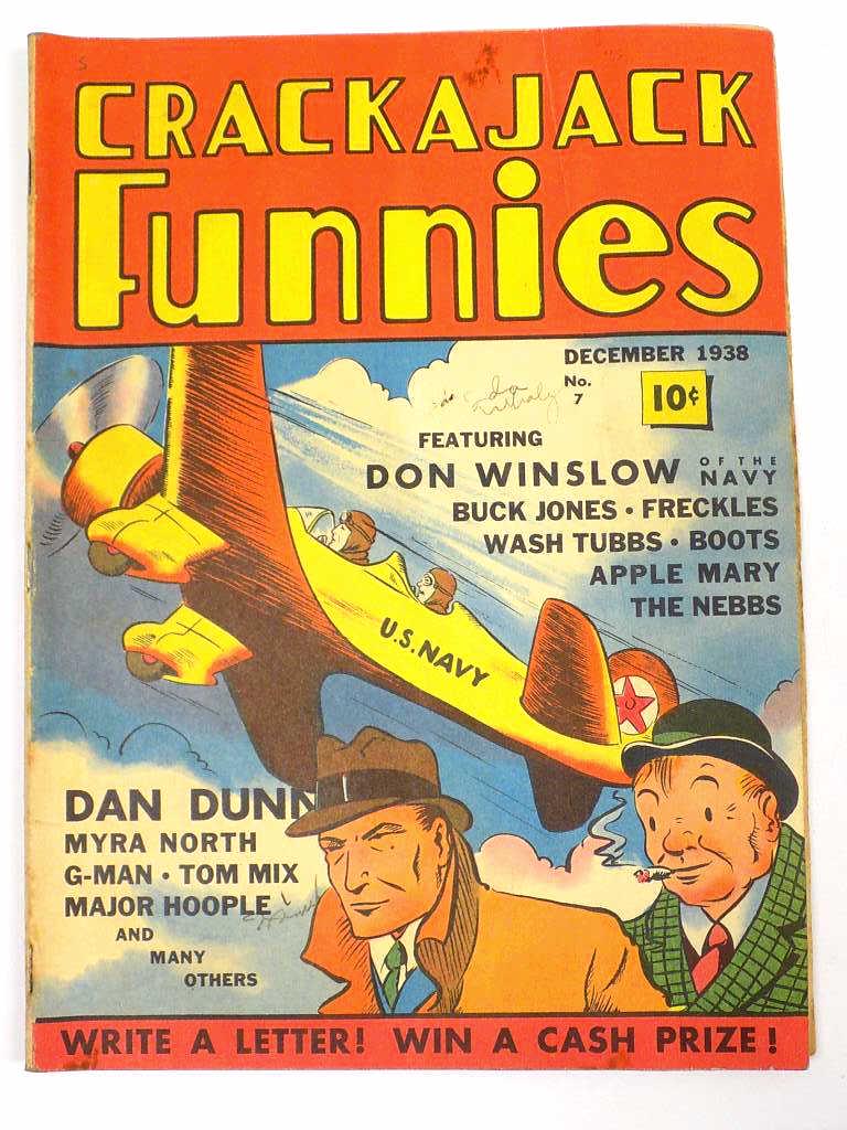 Rare Crackajack Funnies No. 7 Comic Book