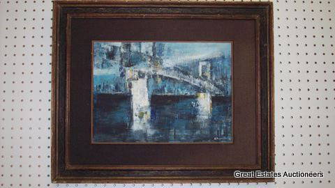 Edward E. Niemann Abstract Painting