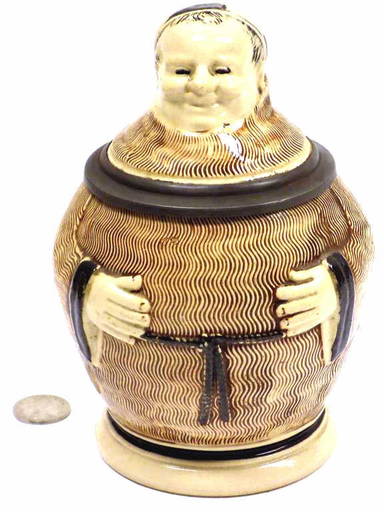 1920's German Figural Monk Character Stein