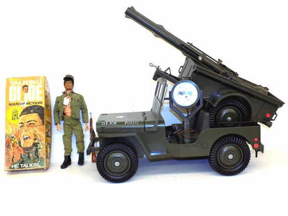 Vintage Hasbro Gi Joe 5 Star Jeep In Original Box 7000