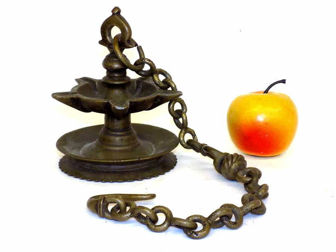 Persian Ceremonial Hanging Brass Censor