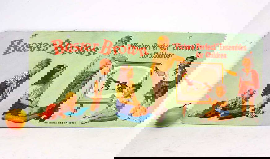 1950's Buster Brown Store Advertising Sign