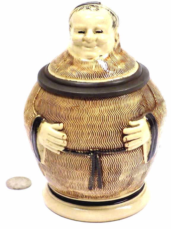 1920's German Figural Monk Character Stein Auction