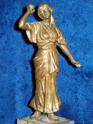 Posed Standing Bronze Lady Statue