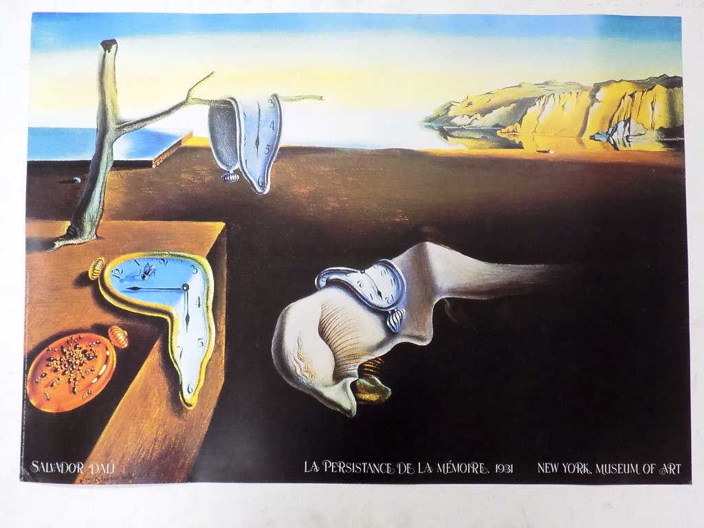 Dali - La Persistance De La Memoire Museum Poster Auction