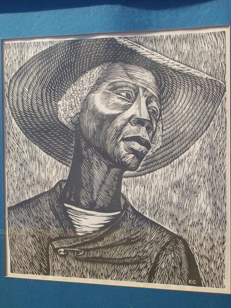 CATLETT ELIZABETH - SHARECROPPER LINOCUT