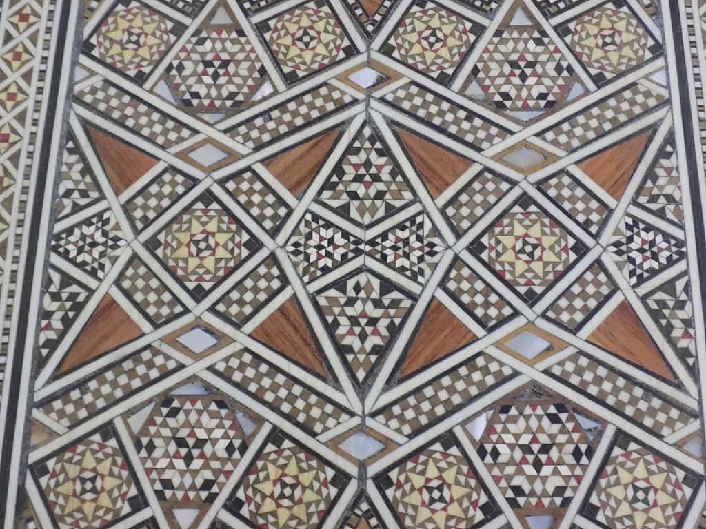 Amazing Indian Micro Mosaic Inlay Game Table Auction