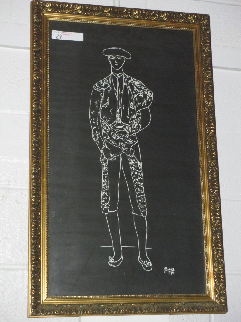 PICASSO - MATADOR PAINT ON PAPER 1934