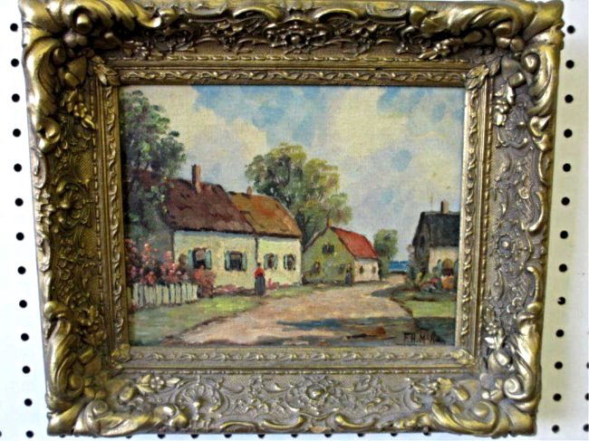 FRANCIS F.H. MCKAY - MAINE BAY PAINTING