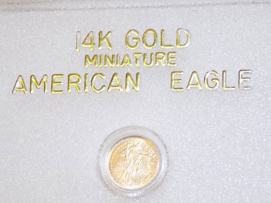 14k Gold American Eagle Miniature Coin