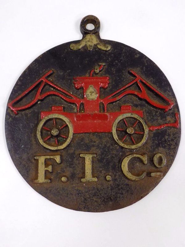 ANTIQUE CAST IRON PAINTED FIRE MARKER Antique cast iron - May 14, 2016 ...