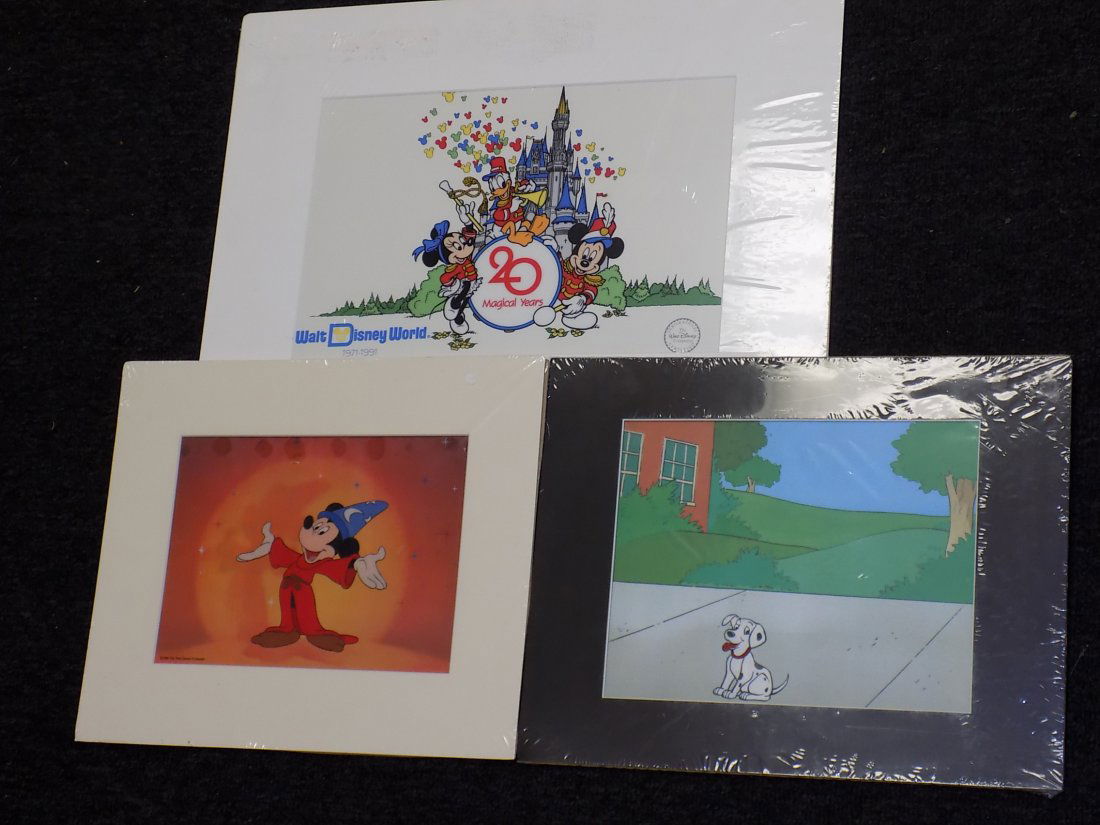 3 WALT DISNEY ANIMATION CELS - May 14, 2016 | Great Estates Auctioneers ...