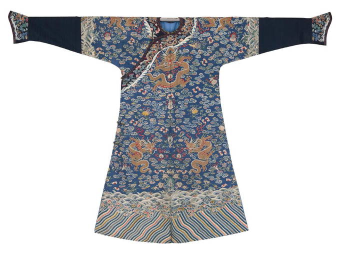 An Imperial Kesi Silk Robe, Qianlong Period