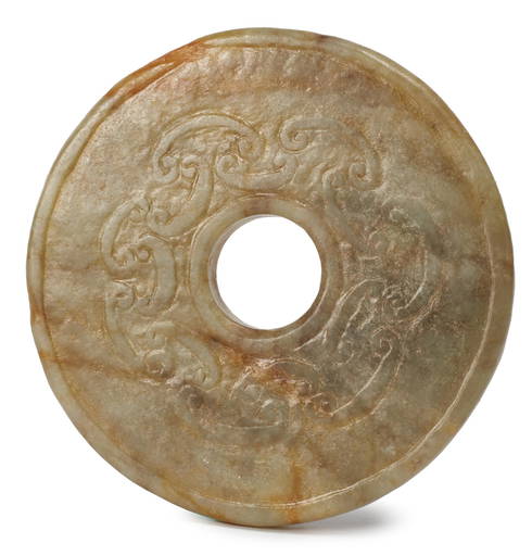 A Jade Disc With "ruyi" Pattern, Ming Dynasty