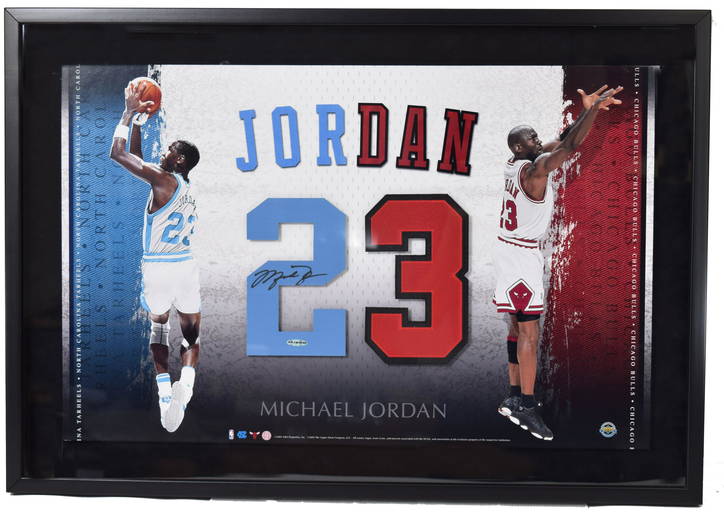 Michael Jordan Signed Upper Deck Display Piece - Jan 23, 2020 | One of ...