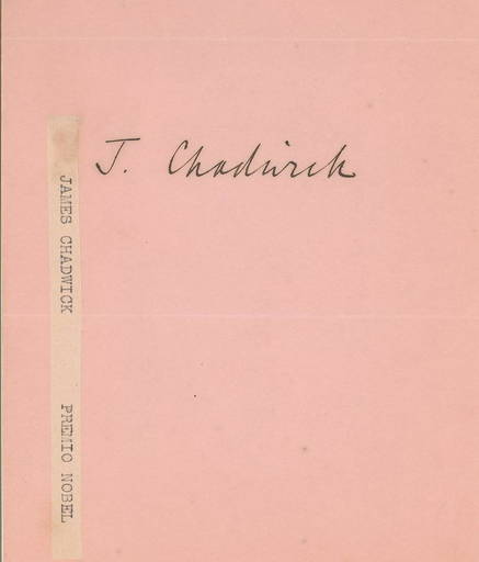 James Chadwick Nobel In Physics