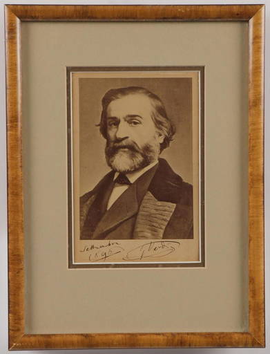 Giuseppe Verdi Signed Photo