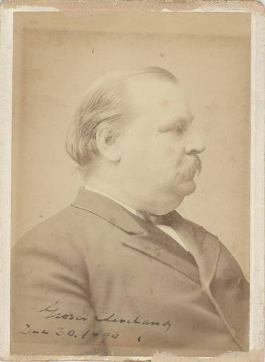 Grover Cleveland/frances F. Cleveland Signed Photos