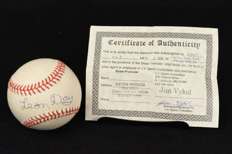 Harrison Ford Single Signed Official National League Baseball Jsa Coa