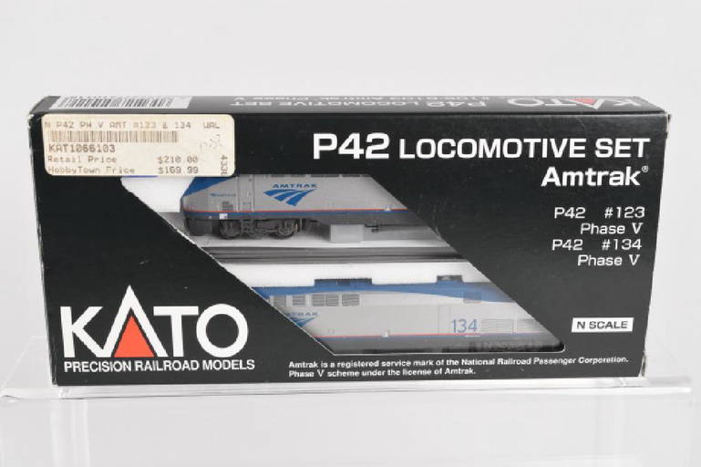 Kato Prm P42 Locomotive Set Amtrak N Scale