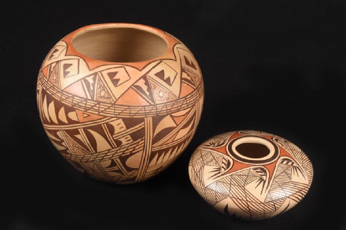 Hand painted Hopi Indian Pattern