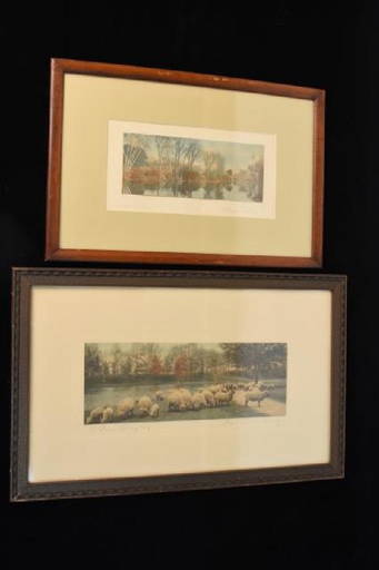 (2) Wallace Nutting Prints; Slr