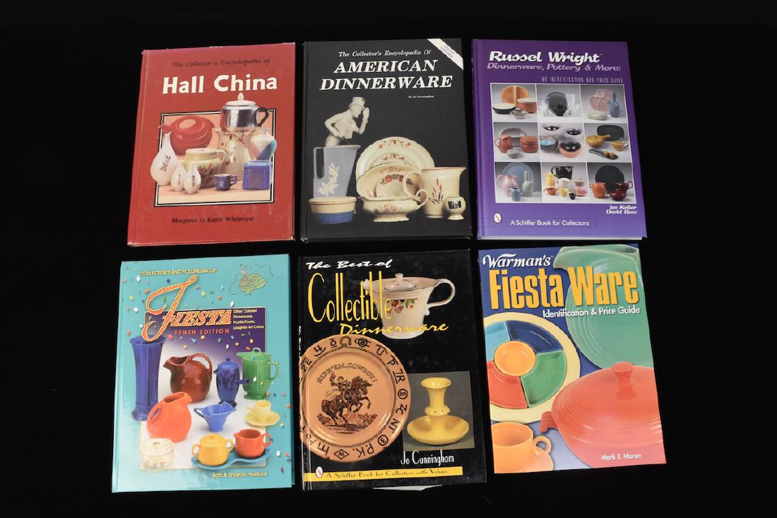 (6) Reference Guide Books to Dinnerware