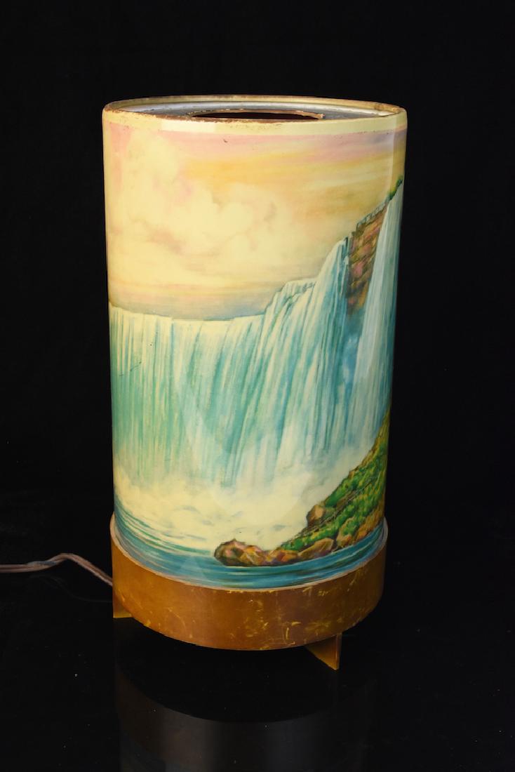 1956 L.a. Goodman Mft. Co. Waterfall Motion Lamp