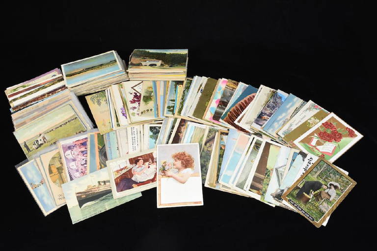 500+ Unsorted Postcards