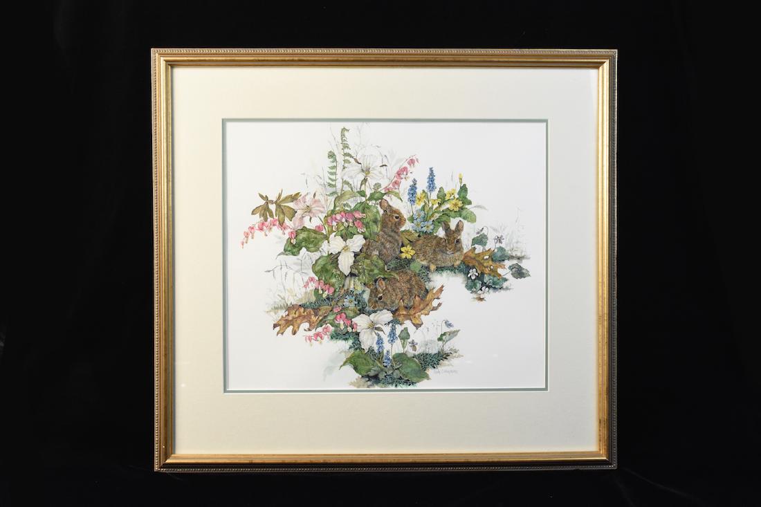 Wildflowers & Rabbits Cyndy Callog Print - Dec 09, 2017 | Scheerer ...