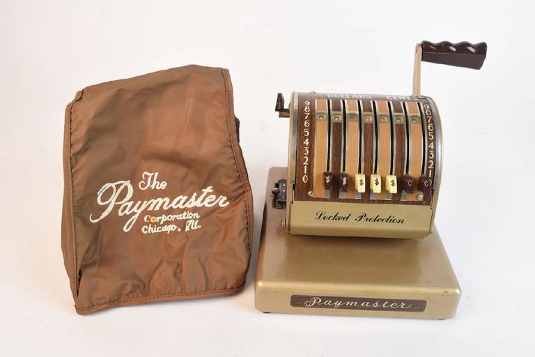 Antique Paymaster Adding Machine