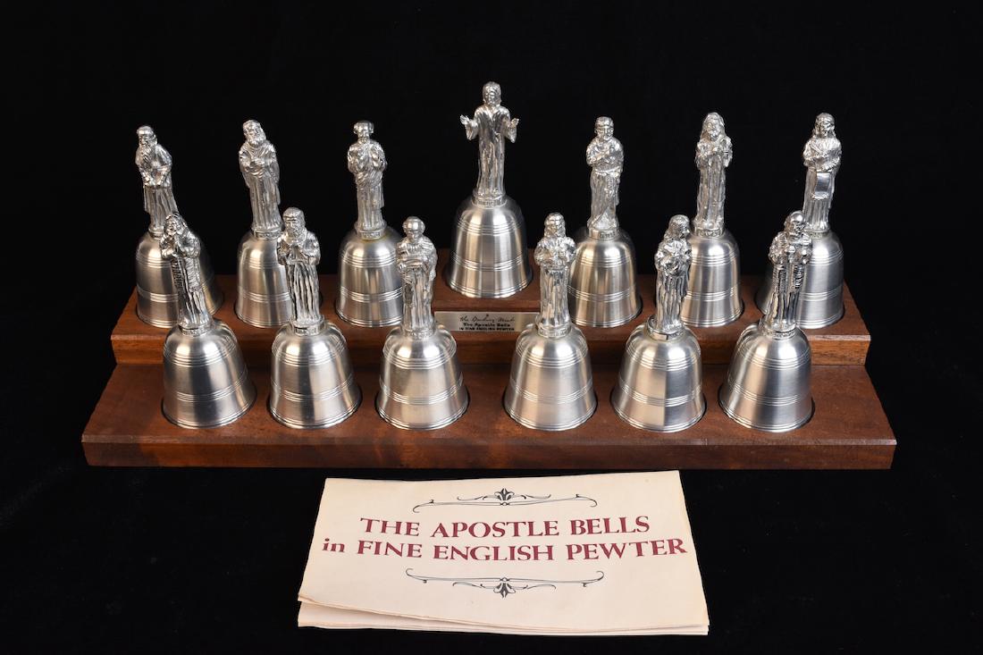 Danbury Mint Apostle Bells in English Pewter - Feb 24, 2018 | Scheerer ...