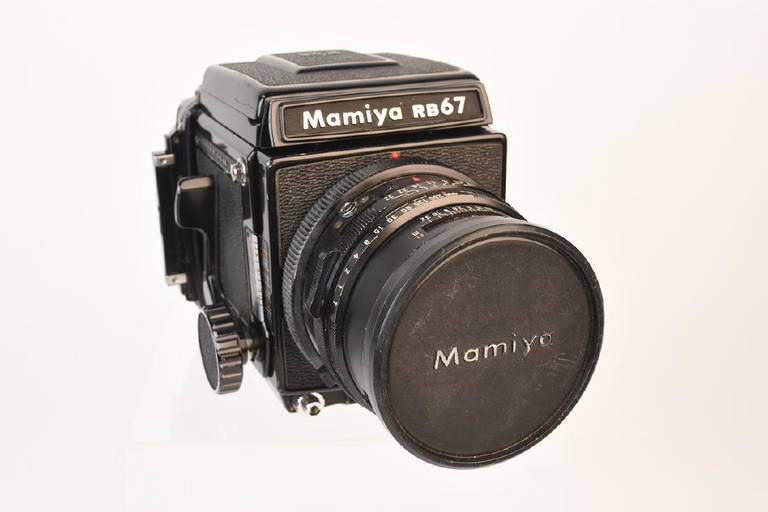 Mamiya Rb 67 Camera, Shade & Film Back