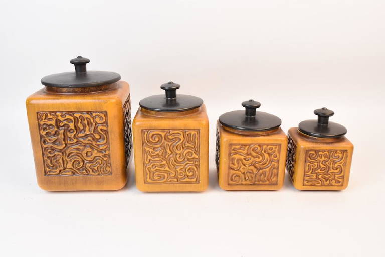 Vintage Royal Haeger Canister Set