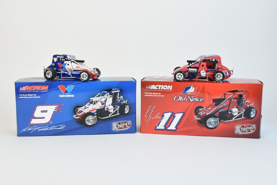 (2) Action Collectable Xtreme Midget Cars