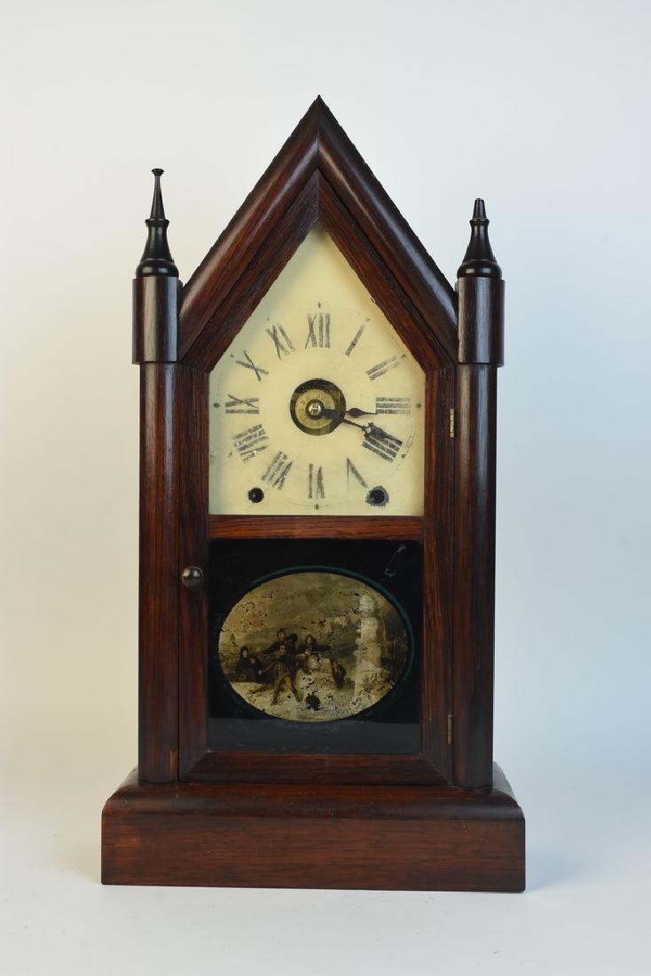 Seth Thomas Wood Steeple Clock