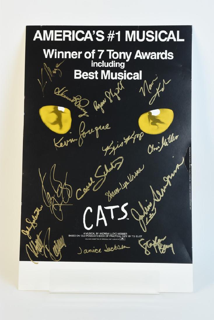 Cats Musical Poster Signed by Cast