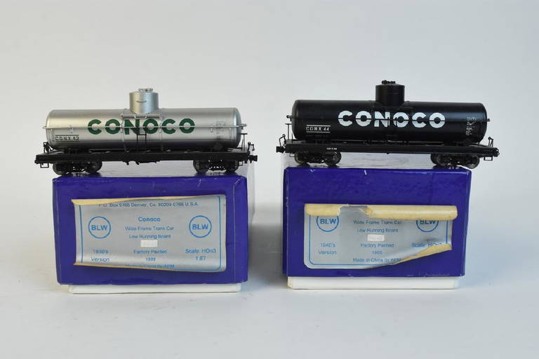 (2) Berlyn Locomotive Works Hon3 Conoco Cars