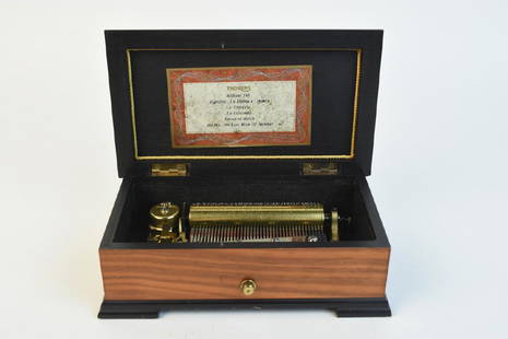 Thorens Silverplate Music Box