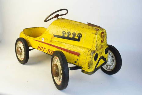 Garton Pressed Steel Hot Rod Pedal Car.
