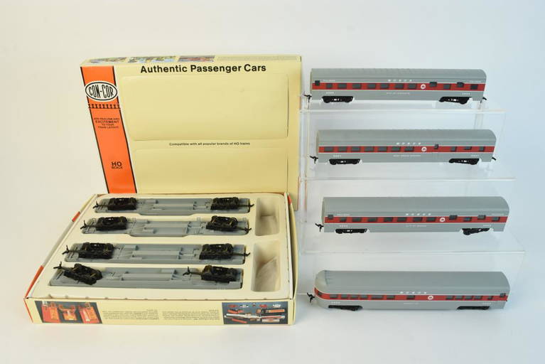 Con Cor Ho Scale Monon Passenger Car Set; Ob