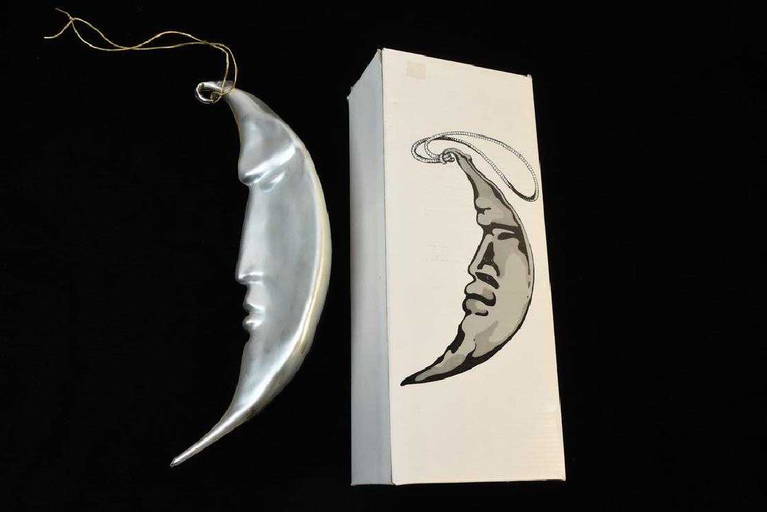 Department 56 Frosted Mercury Glass Moon