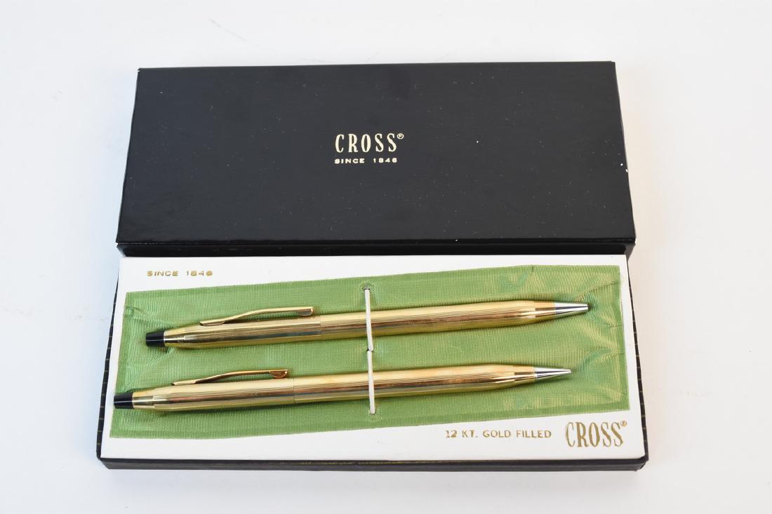 Vintage Cross 12 Kt Gold Filled Pen & Pencil Set