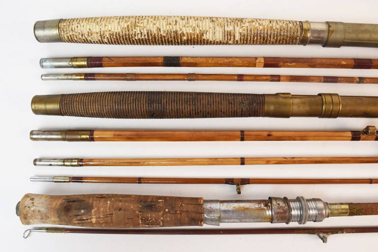Antique Bamboo Fly Fishing Rods