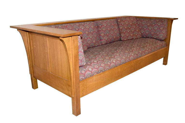 Stickley Prairie Oak Mission Style Couch