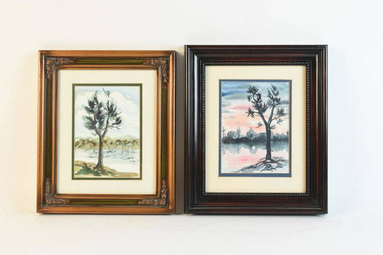 Don Goss Original Watercolors Of Trees