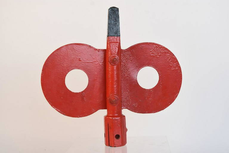 Vintage Railroad Switch Stand & Mast